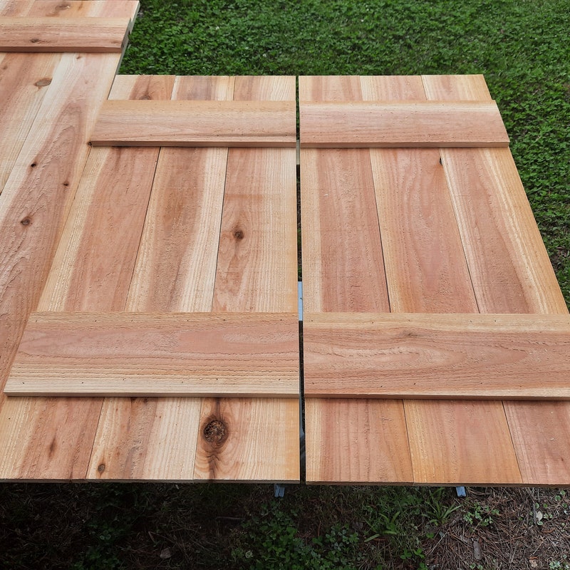 Cedar Shutters - Etsy