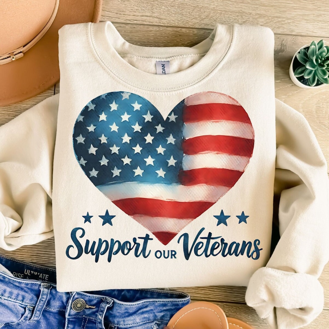 Support Our Veterans | Support Veterans Sublimation | Thank You ...