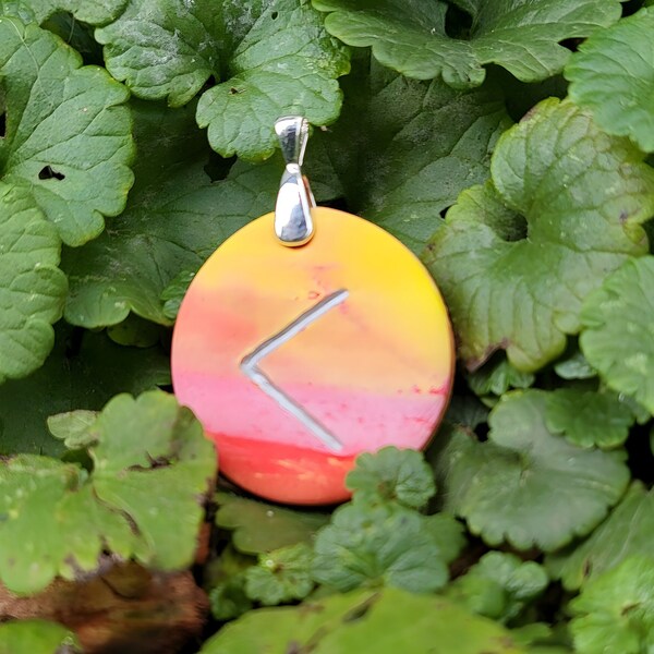Rune Pendant - Etsy