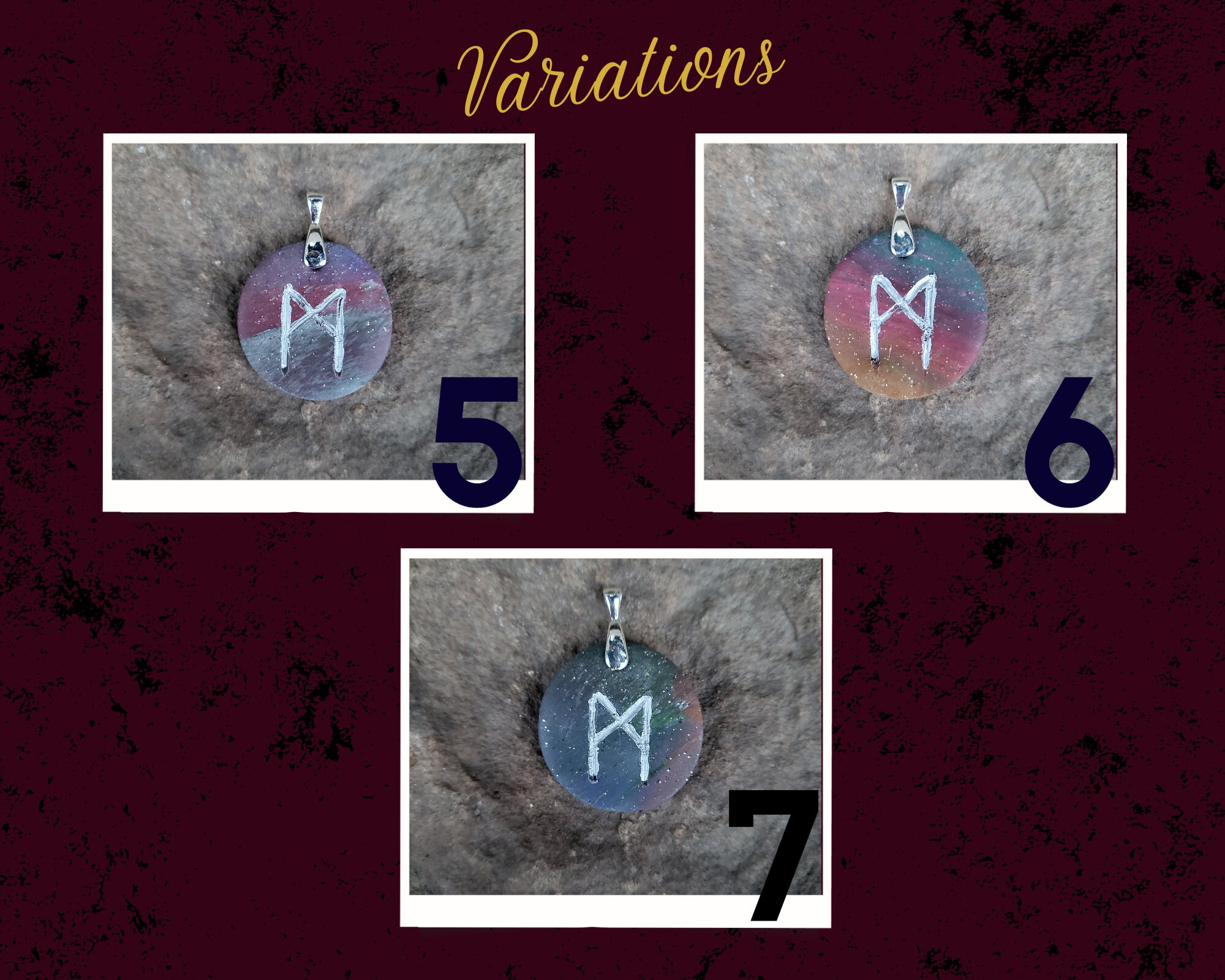 Mannaz Norse Rune Pendant Rune Charm Human Experience - Etsy