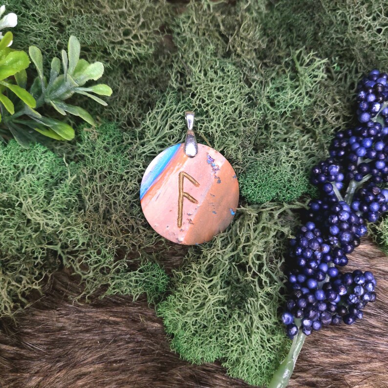 Ansuz Norse Rune Pendant Rune Charm Odin Wisdom, Communication ...