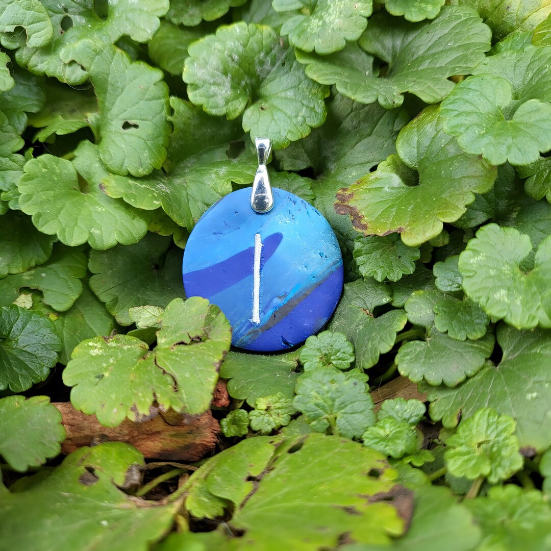 Isa Norse Rune Pendant Color Associations Rune Charm - Etsy