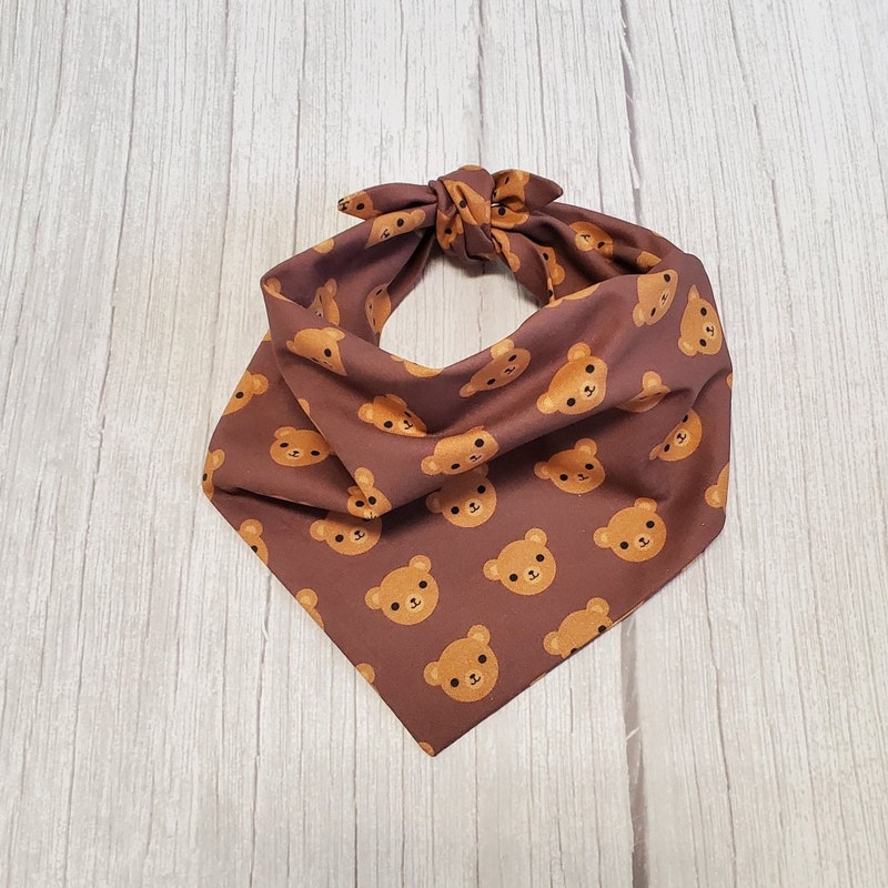 Teddy Bear Pet Bandana - Etsy UK
