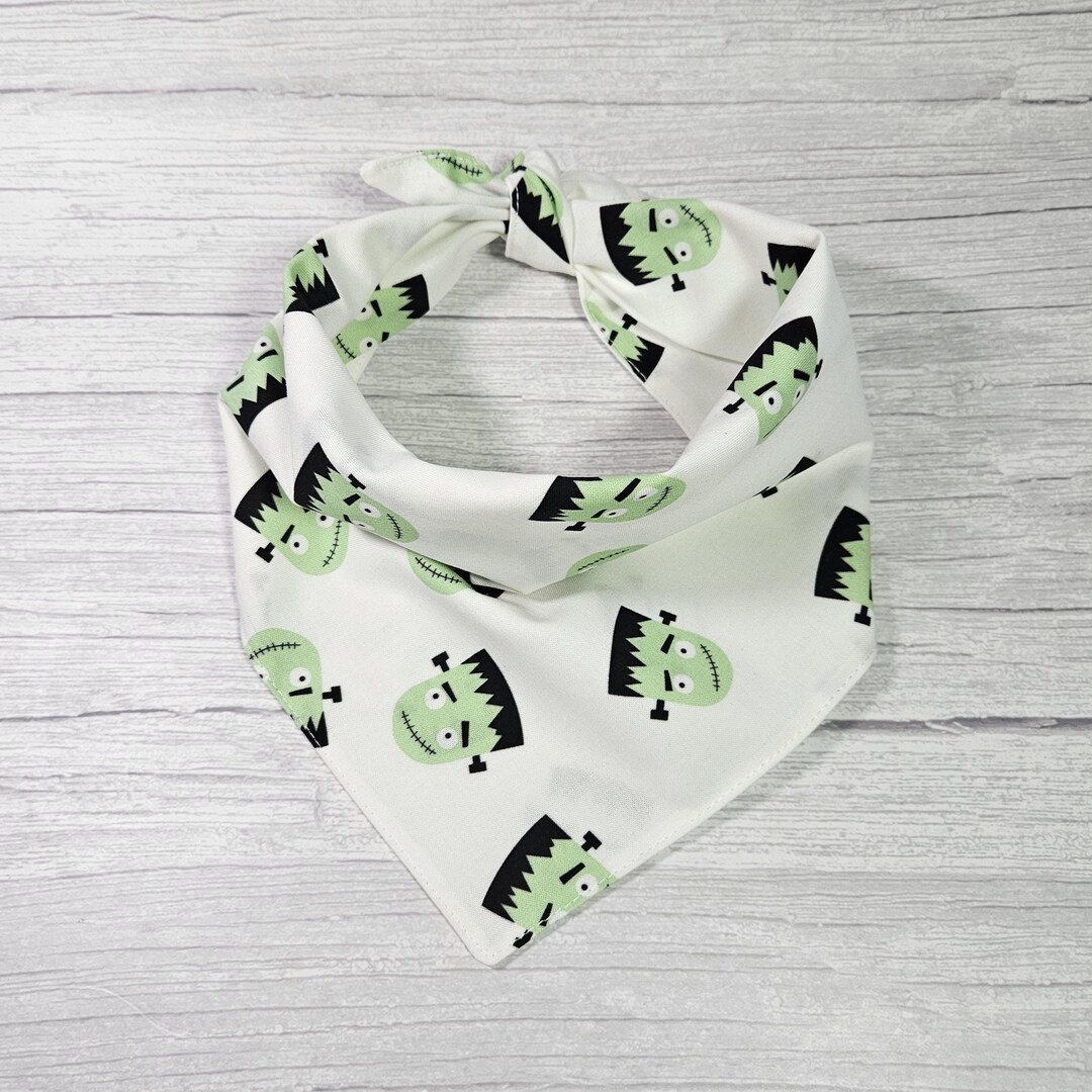Monster Pup Bandana – Frankie’s Halloween Fun - Etsy