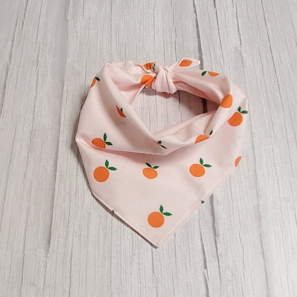 Peach Dog Bandana - Etsy