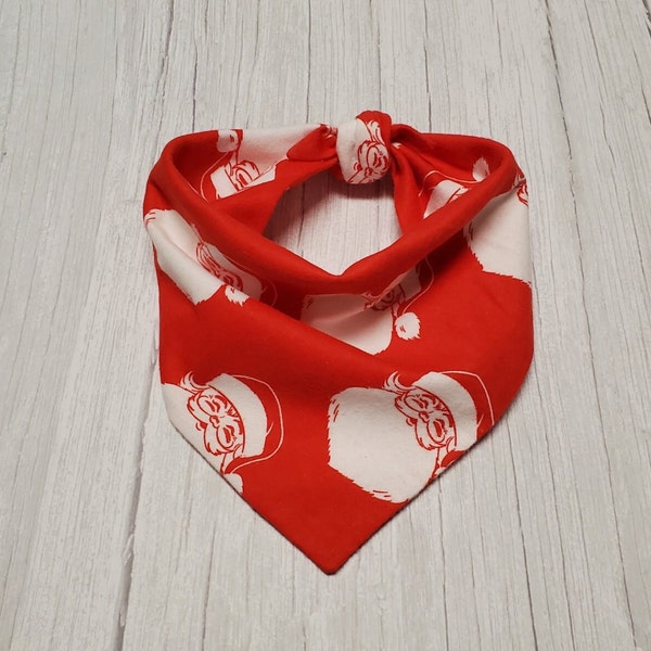 Santa Dog Bandana - Etsy