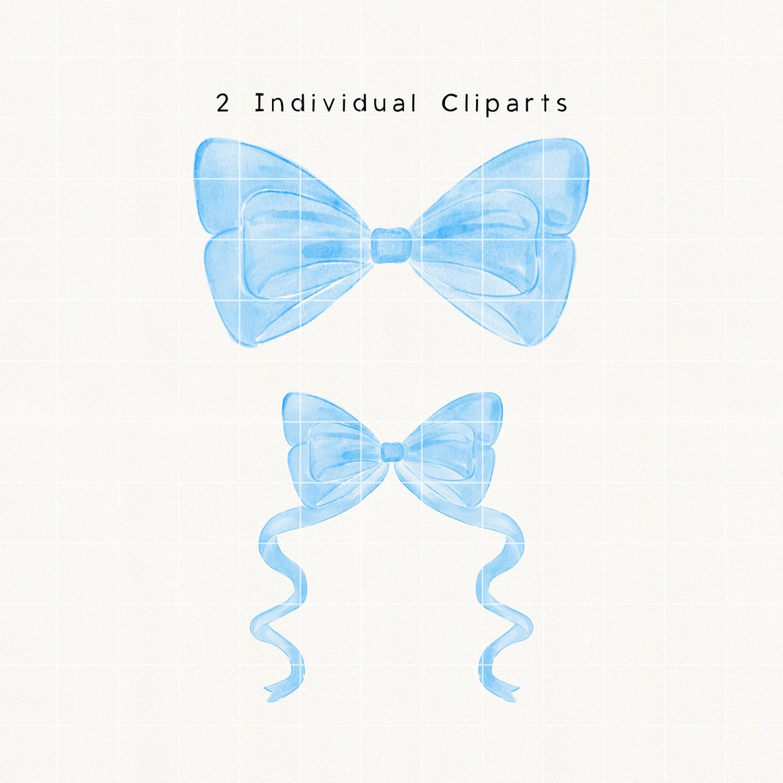 Big Blue Bow Crest, Blue Watercolor Crest, Boy Baby Shower Crest, Blue ...
