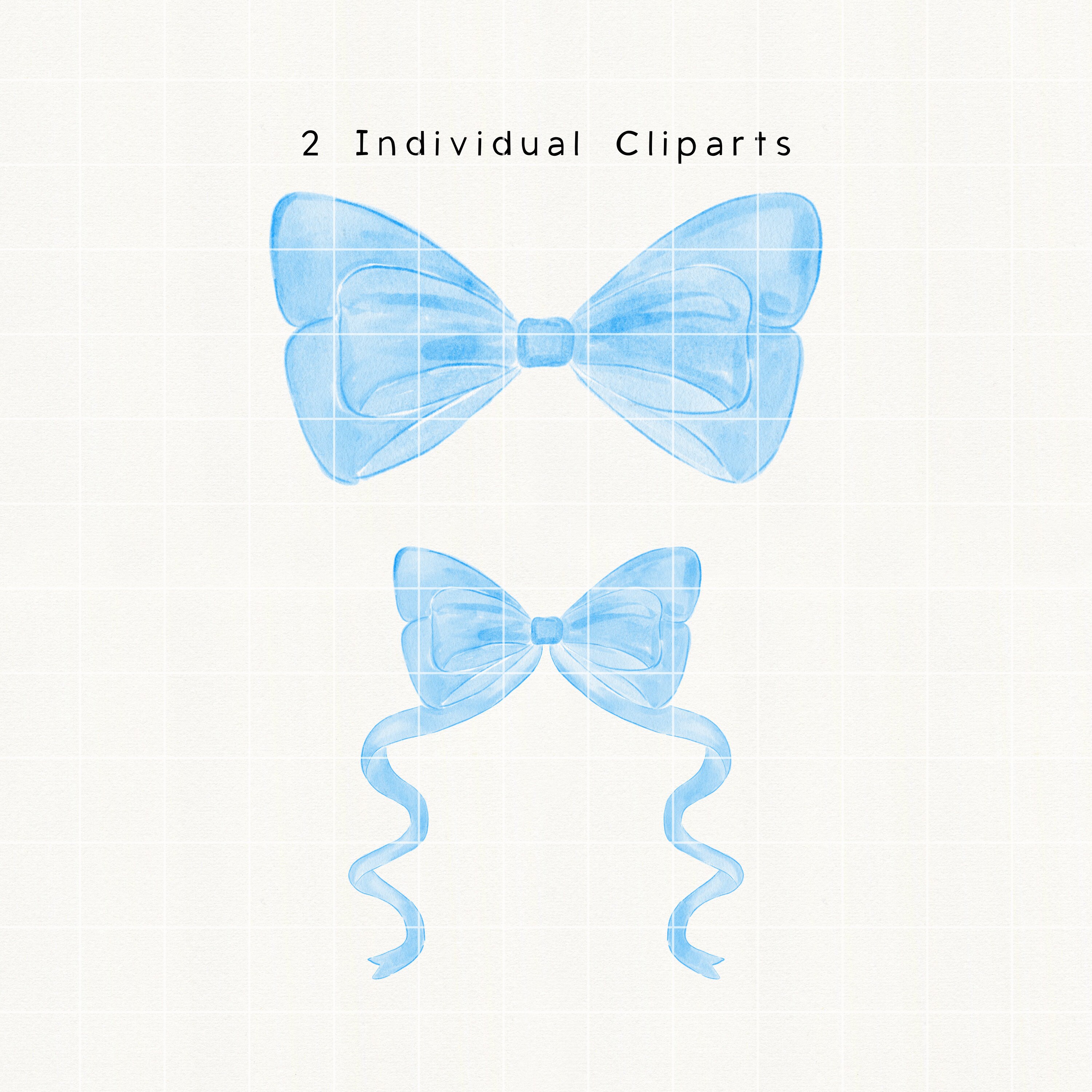 Big Blue Bow Crest, Blue Watercolor Crest, Boy Baby Shower Crest, Blue ...