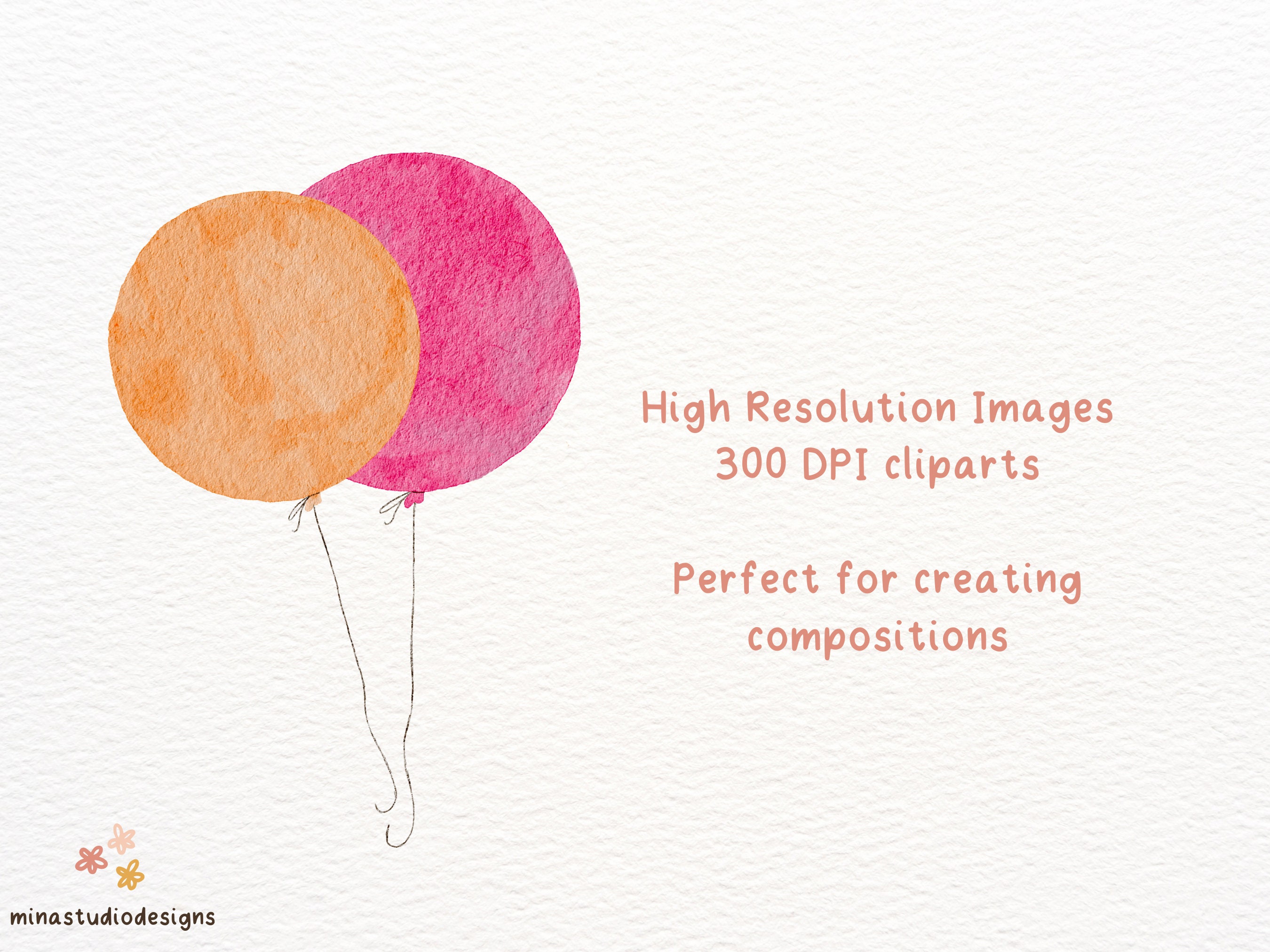 Pink Birthday Watercolor Cliparts Watercolor Bunting Banner Clipart ...