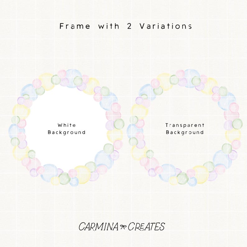 Pastel Balloons Watercolor Clipart, Baby Girl Birthday Watercolor Clip ...