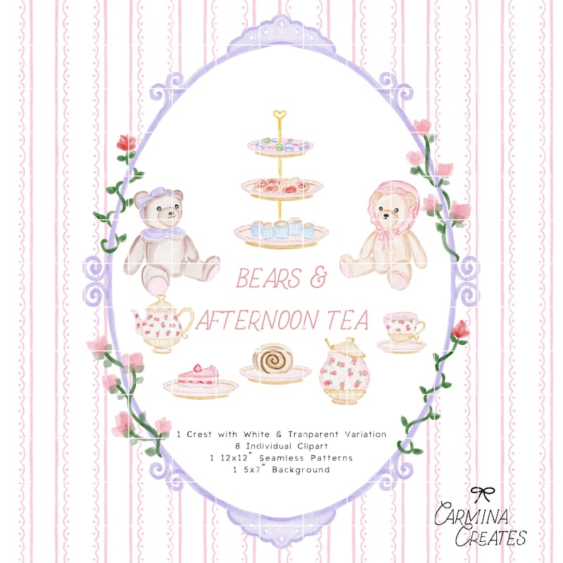 Bear Tea Set - Etsy