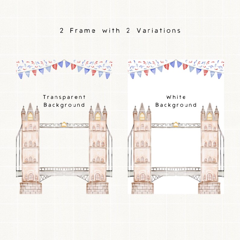 Watercolor Paddington Bear Clipart, UK Watercolor Clipart Bundle ...