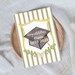 Gold Graduation Watercolor Clip Art, Graduation Hat Clipart, Gold Crest ...