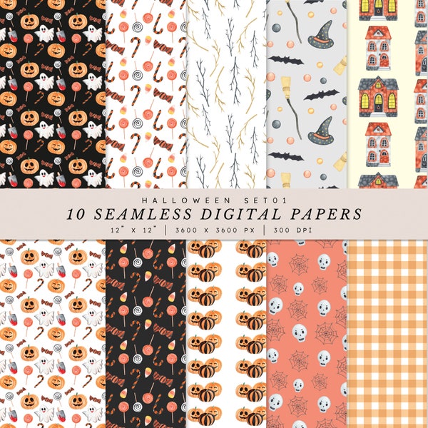 Halloween Paper Pack - Etsy