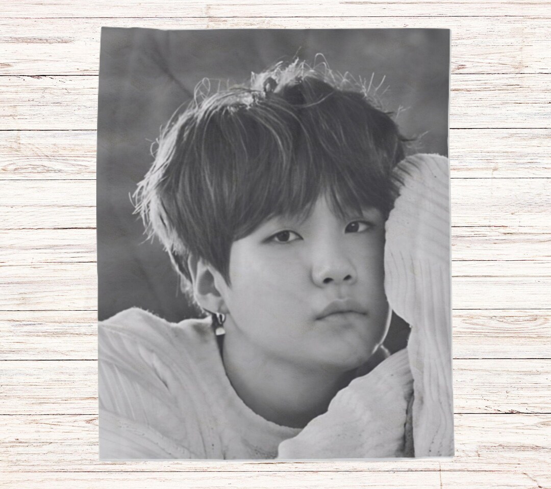 Suga Blanket, Suga Fan Gift, Kpop Blanket, Kpop Fan Gift, Suga Gift ...