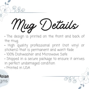 Personalized Korean Mug With Baby Photo, Korean Grandparent Gift ...