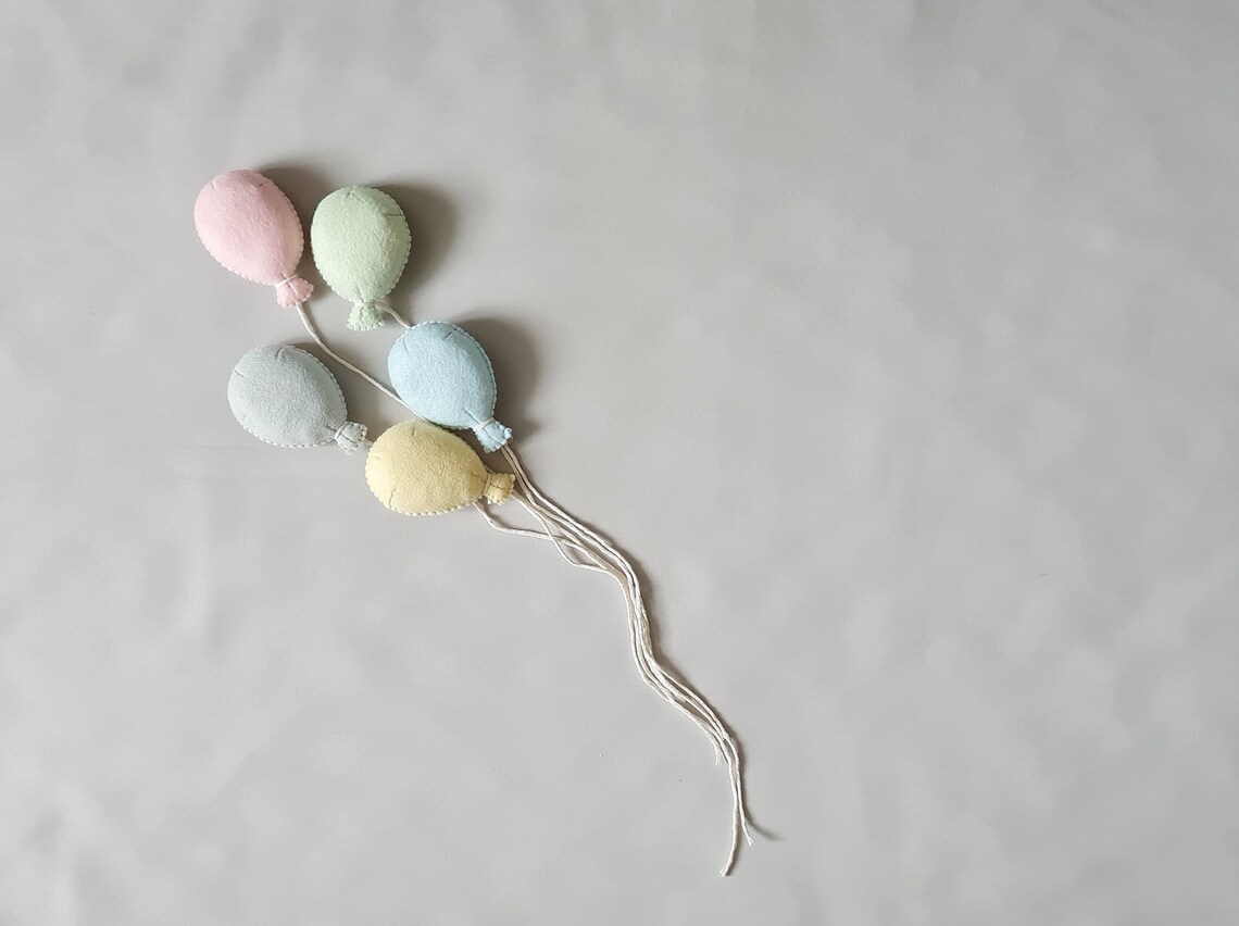 Felt Balloons Set Newborn Photo Props Balloons Props Newborn - Etsy