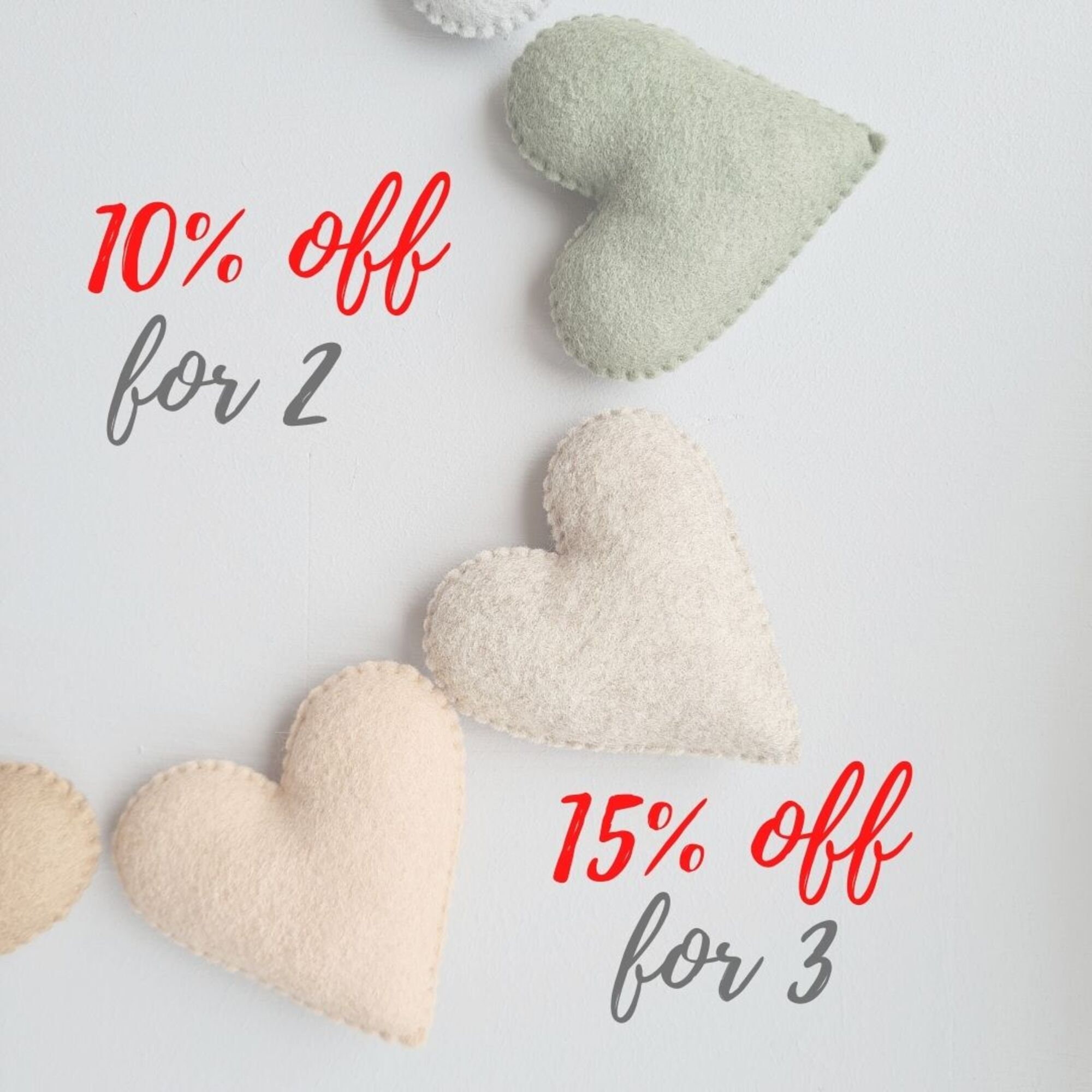 Felt Heart Props Newborn Photo Props Infant Posing Props - Etsy