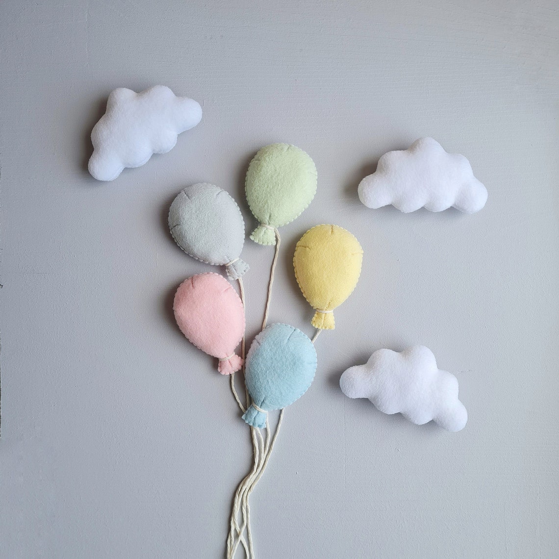 Felt Balloons Set Newborn Photo Props Balloons Props Newborn - Etsy