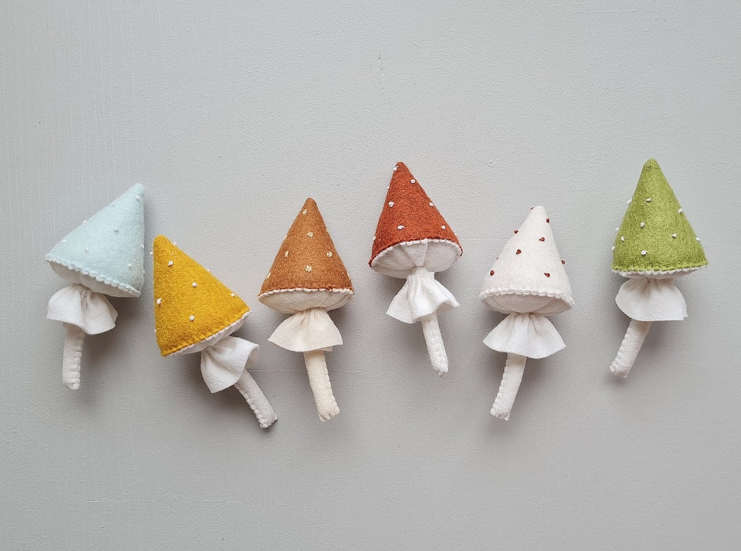 Mushroom Felt Props, Forest Props, Newborn Props, Mushroom Décor - Etsy
