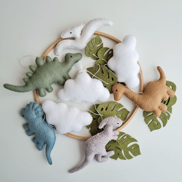 Dinosaur Mobile - Etsy