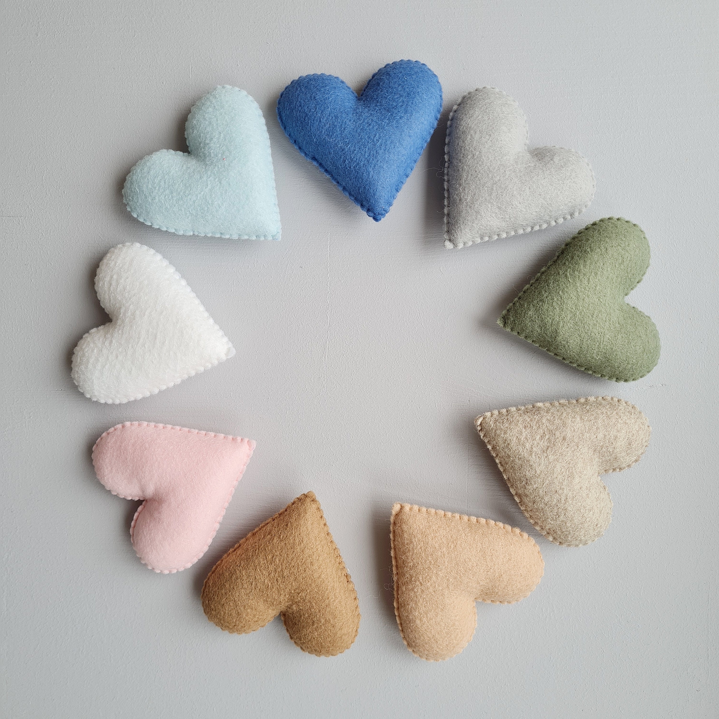 Felt Heart Props Newborn Photo Props Infant Posing Props - Etsy