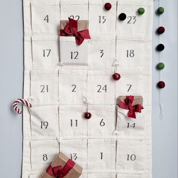 Diy Advent Calendar - Etsy