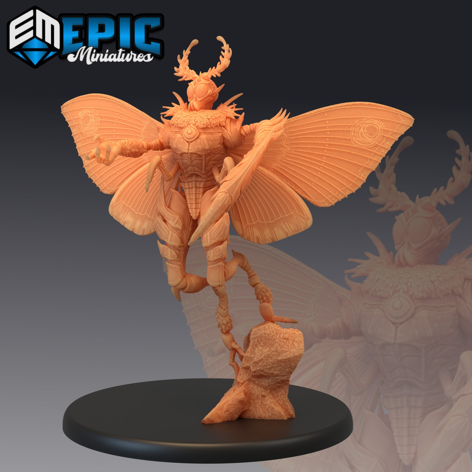 Moth Man Miniature Calling D&D Rpgs Dnd Monsters Monster - Etsy