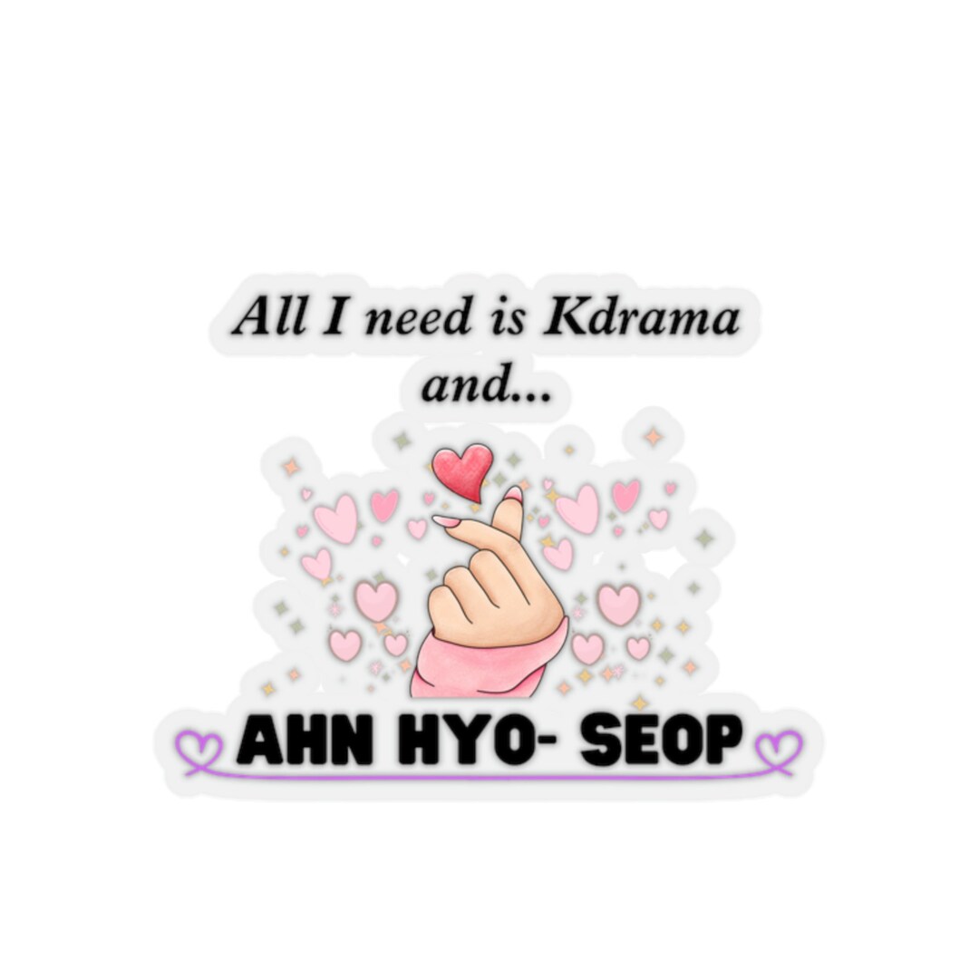Ahn Hyo Seop Sticker Korean Ahn Hyo Seop Merchandise Kdrama - Etsy