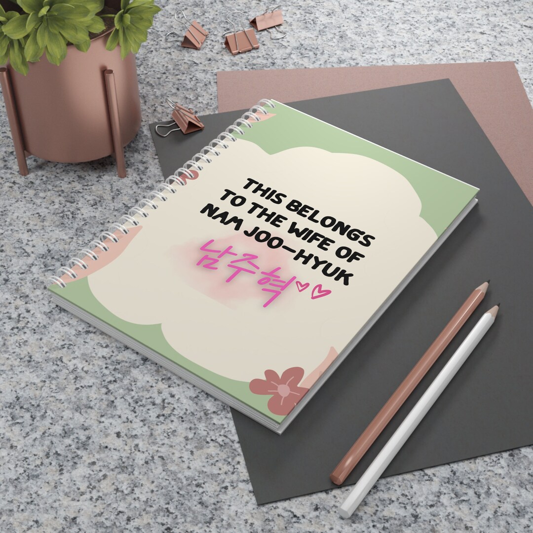 Nam Joo Hyuk Notebook Nam Joo Hyuk Merchandise Kdrama Gift - Etsy