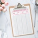 Inventory Management Form, Pop up Inventory Sheet, Small Business ...
