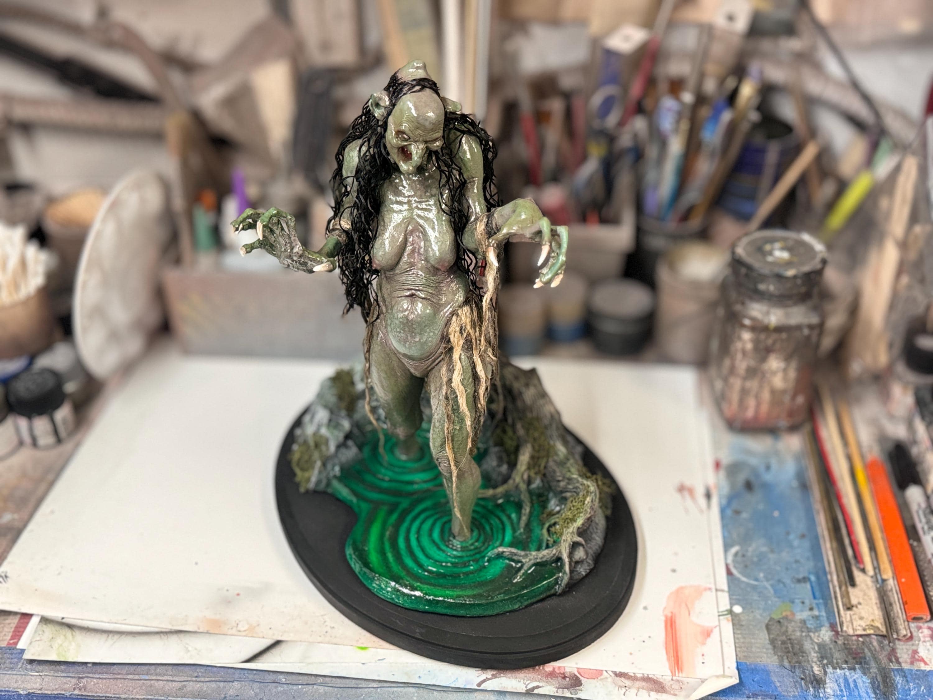 Legend 1985 Meg Mucklebones (swamp Witch) Art Statue One-off - Etsy