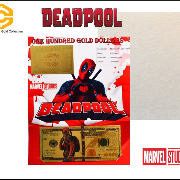 Gold Deadpool Coin - Etsy