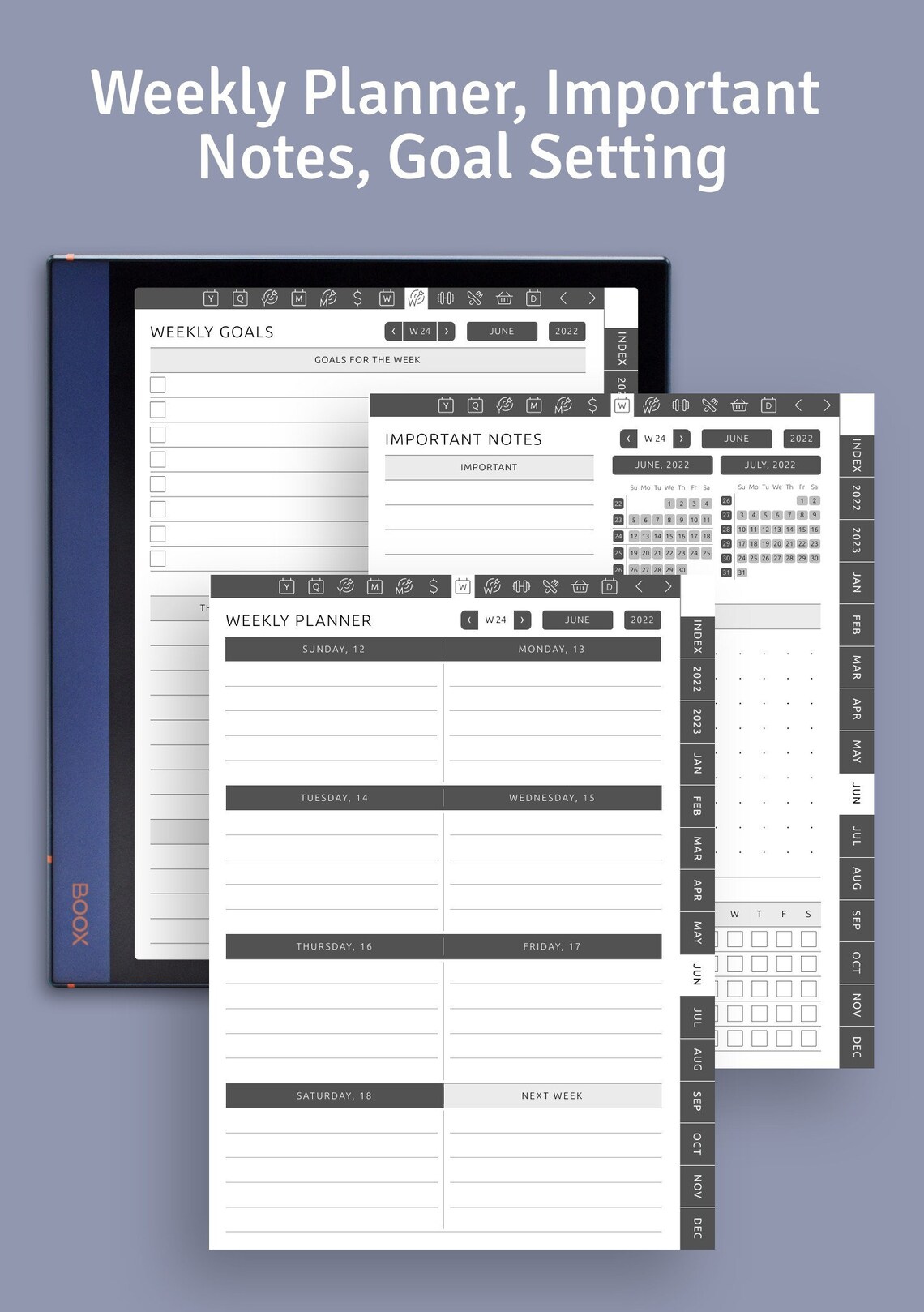 BOOX Note Air Templates Daily Planner 2022 Ultimate Etsy Australia BOOX Note Air Templates Daily Planner 2022 Ultimate Etsy Australia