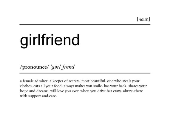 Meaning Being A Girlfriend