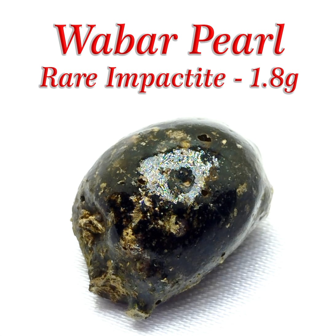 Natural Wabar Pearl 1.8grams - Impactite - Wabar Meteorite Crater - Etsy