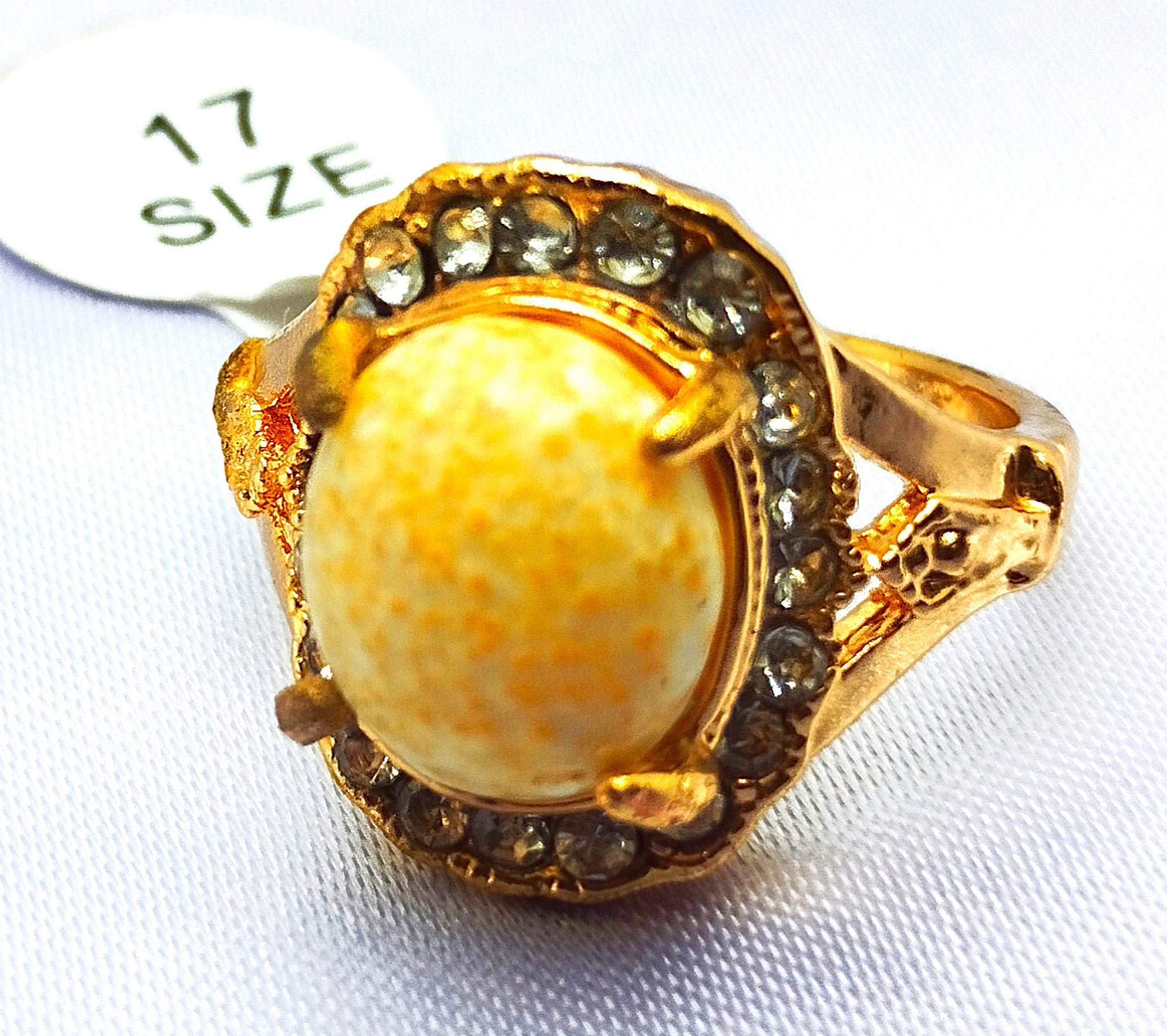 Natural Melo Melo Pearl Ring Semi Oval 5ct - Etsy