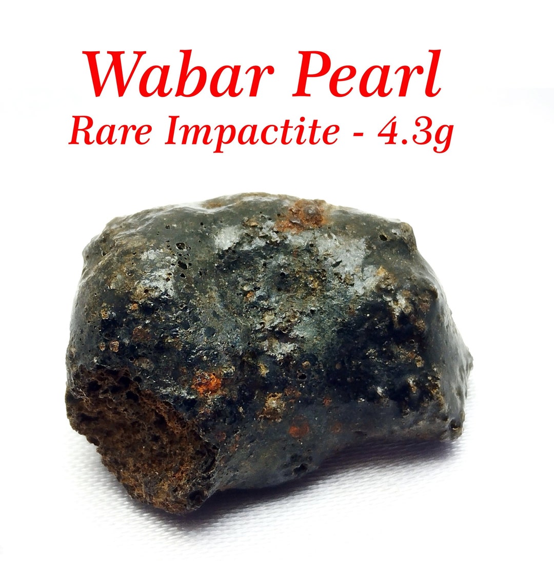 Natural Wabar Pearl 4.3grams - Impactite - Wabar Meteorite Crater - Etsy