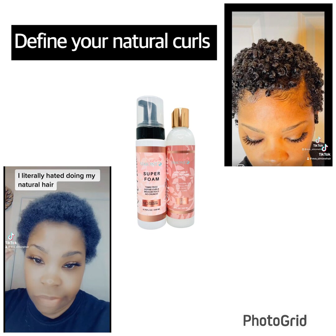 Curl Defining Foam/gel Set - Etsy