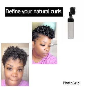 Curl Defining Foam Comb/bottle - Etsy
