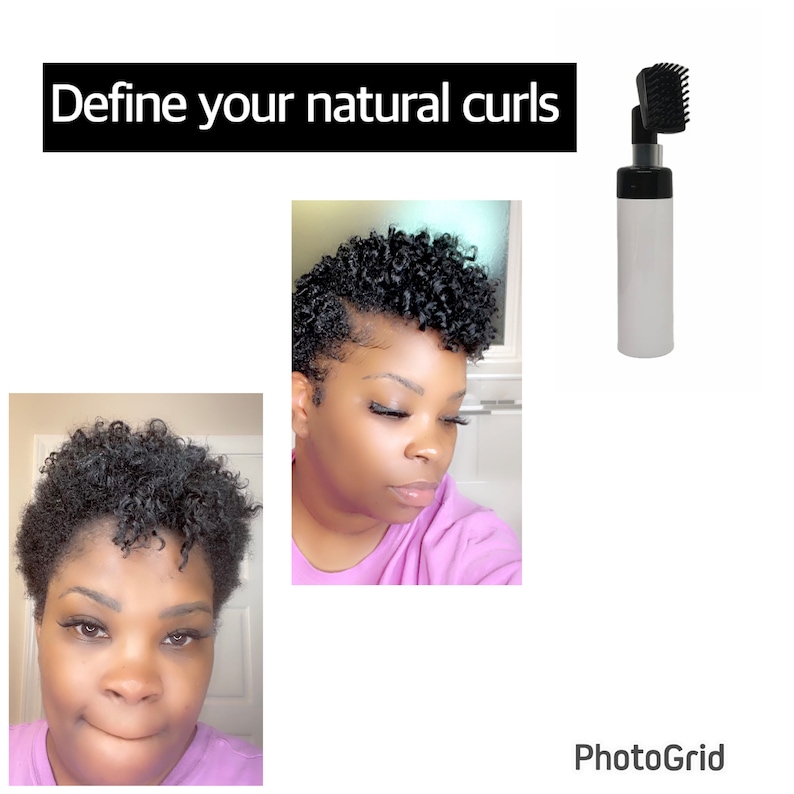 Curl Defining Foam Comb/bottle - Etsy