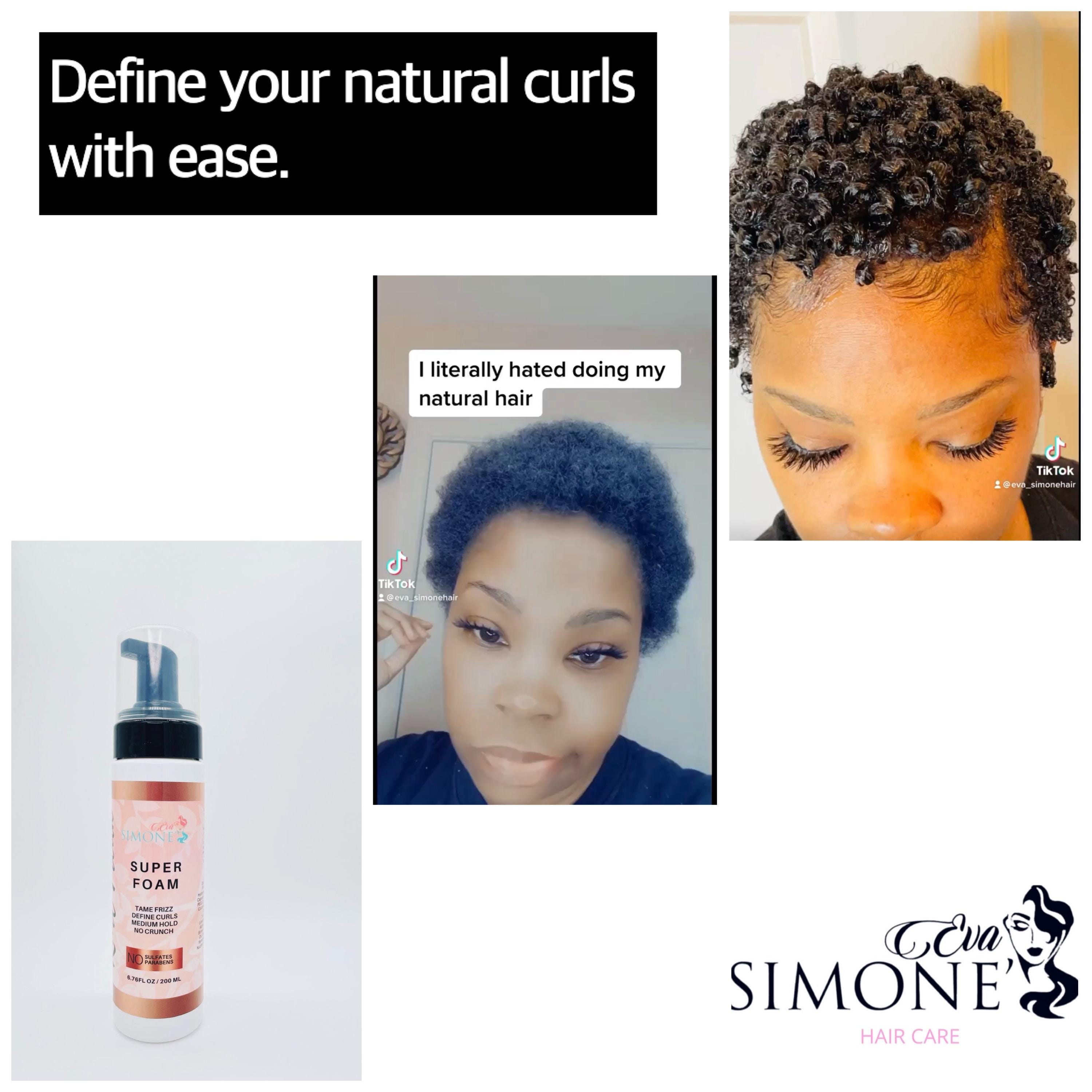 Curl Defining Foam/natural Hair - Etsy