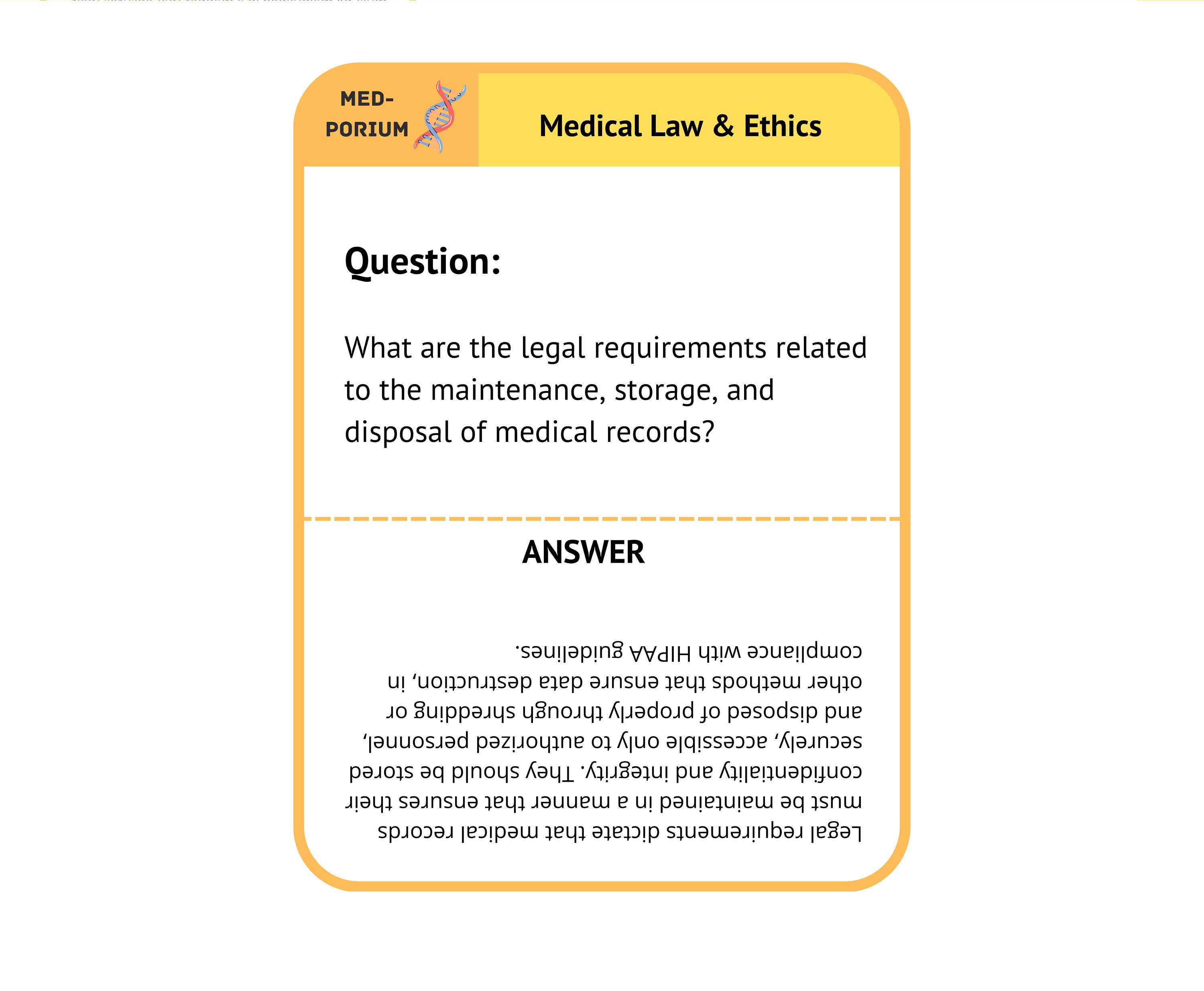 CCMA (NHA) Exam Flashcards: Medical Law & Ethics - Etsy