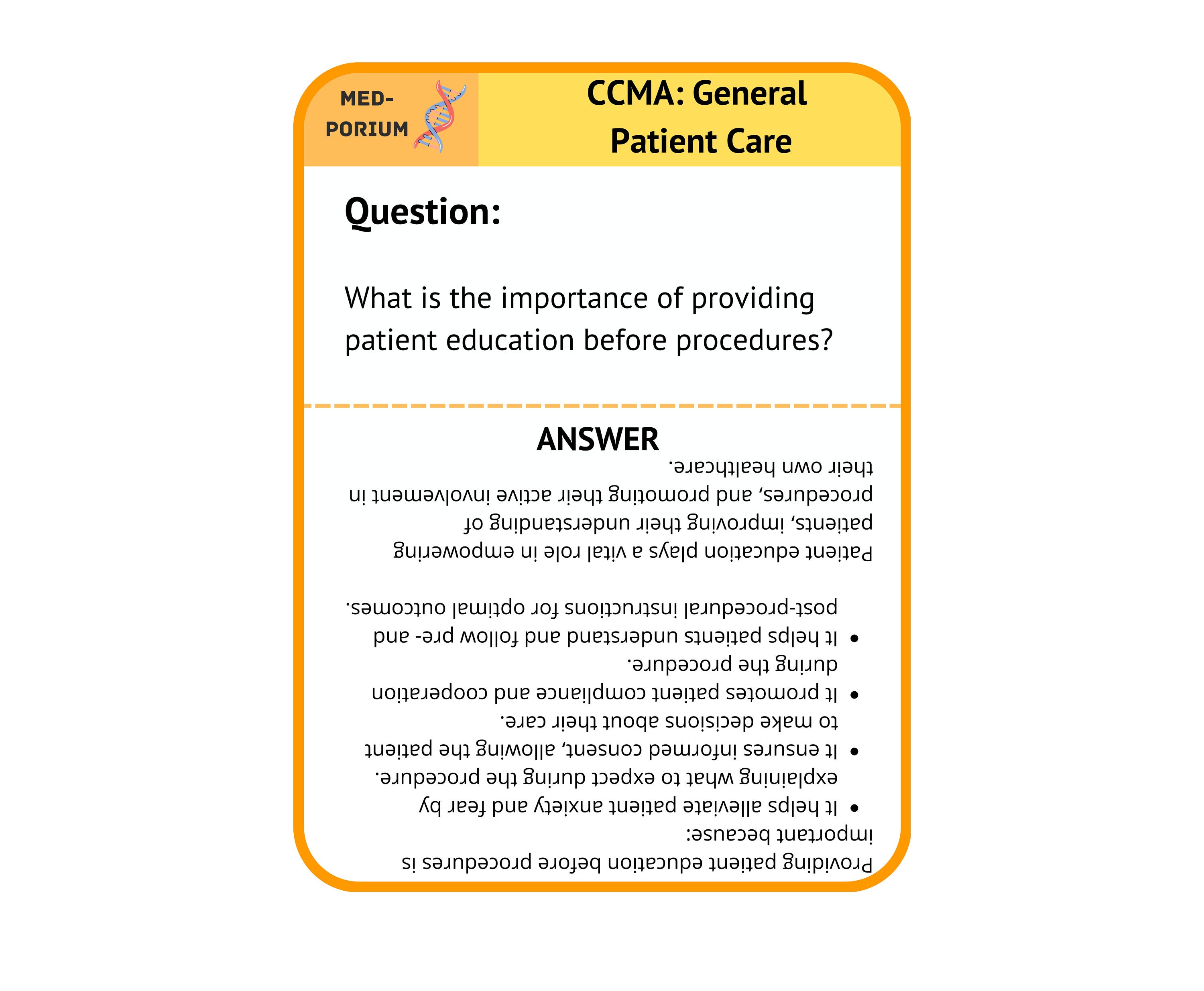 CCMA (NHA) Exam Flashcards: General Patient Care - Etsy