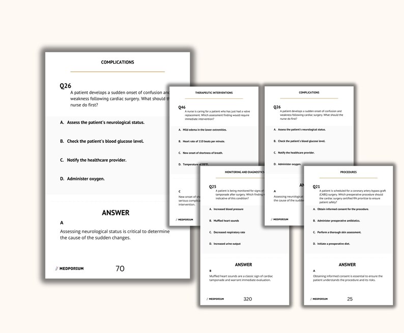 Complete CSC (AACN) Exam Question Bank: Cardiac Surgery Subspecialty ...