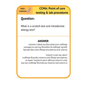 CCMA (NHA) Exam Flashcards: Point of Care Testing & Lab Procedures - Etsy