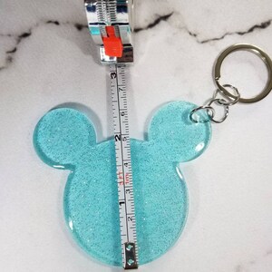 Mickey Head Resin Mouse Keychain or Zipper Pull With Minnie or Mickey ...