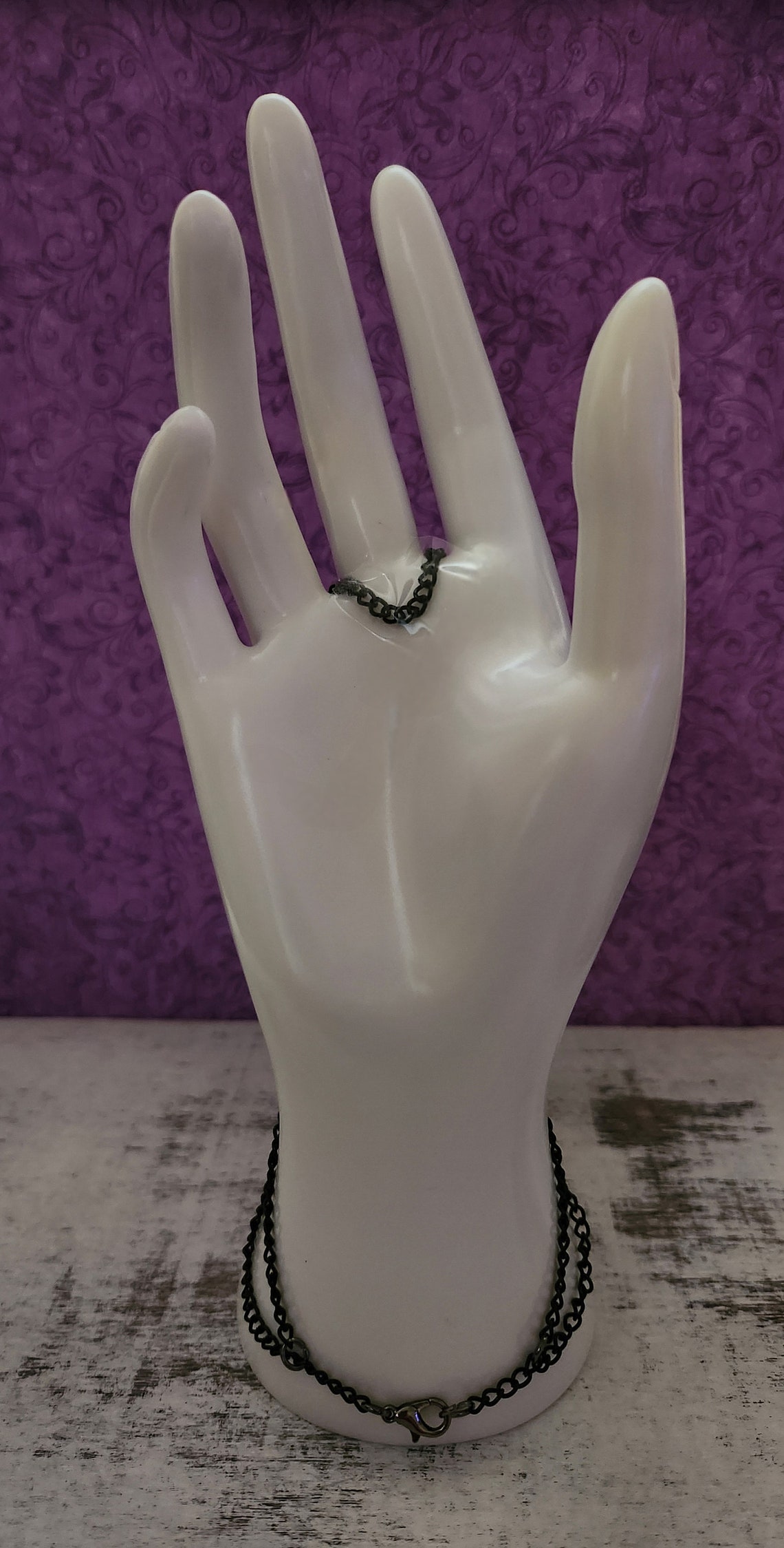 Boho Layered Hand Chain Finger to Wrist Bracelet 7" or 8" Stainless ...