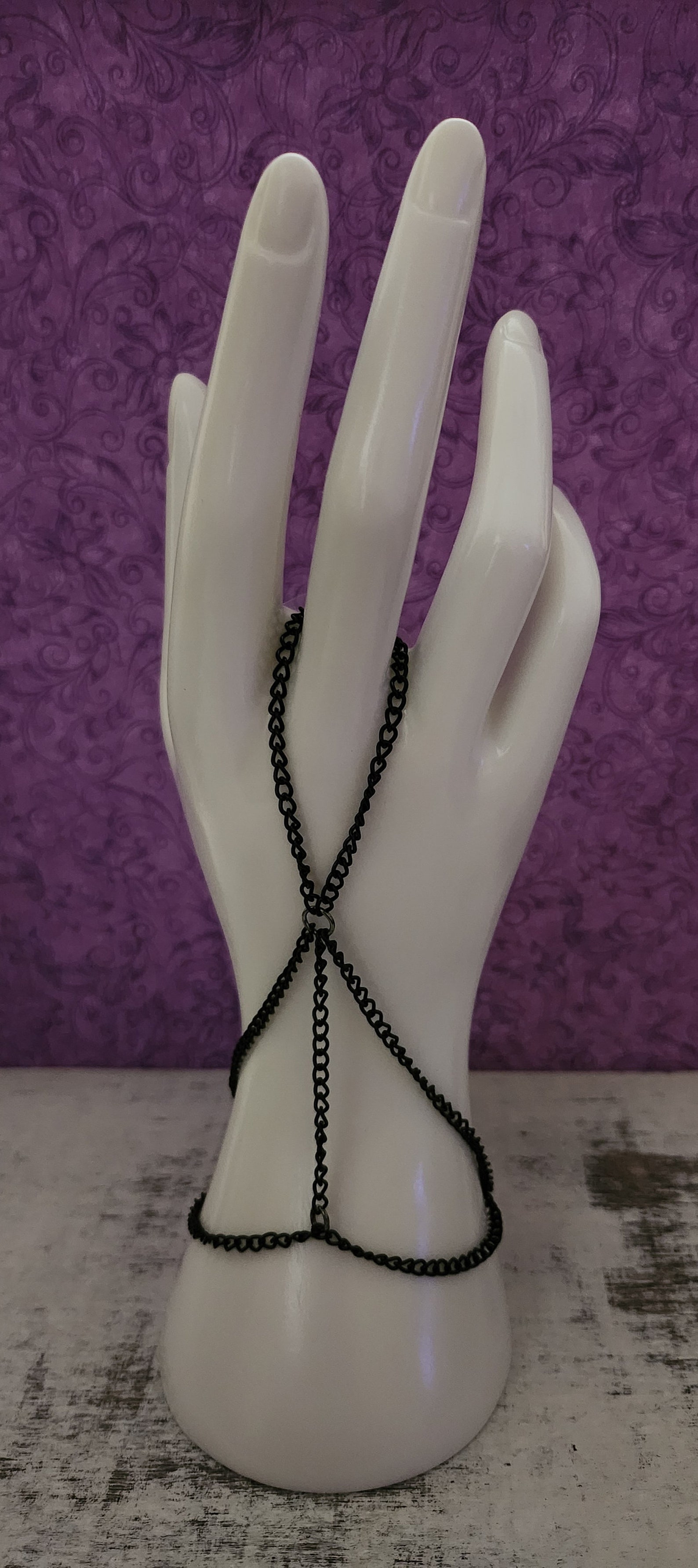 Boho Layered Hand Chain Finger to Wrist Bracelet 7" or 8" Stainless ...