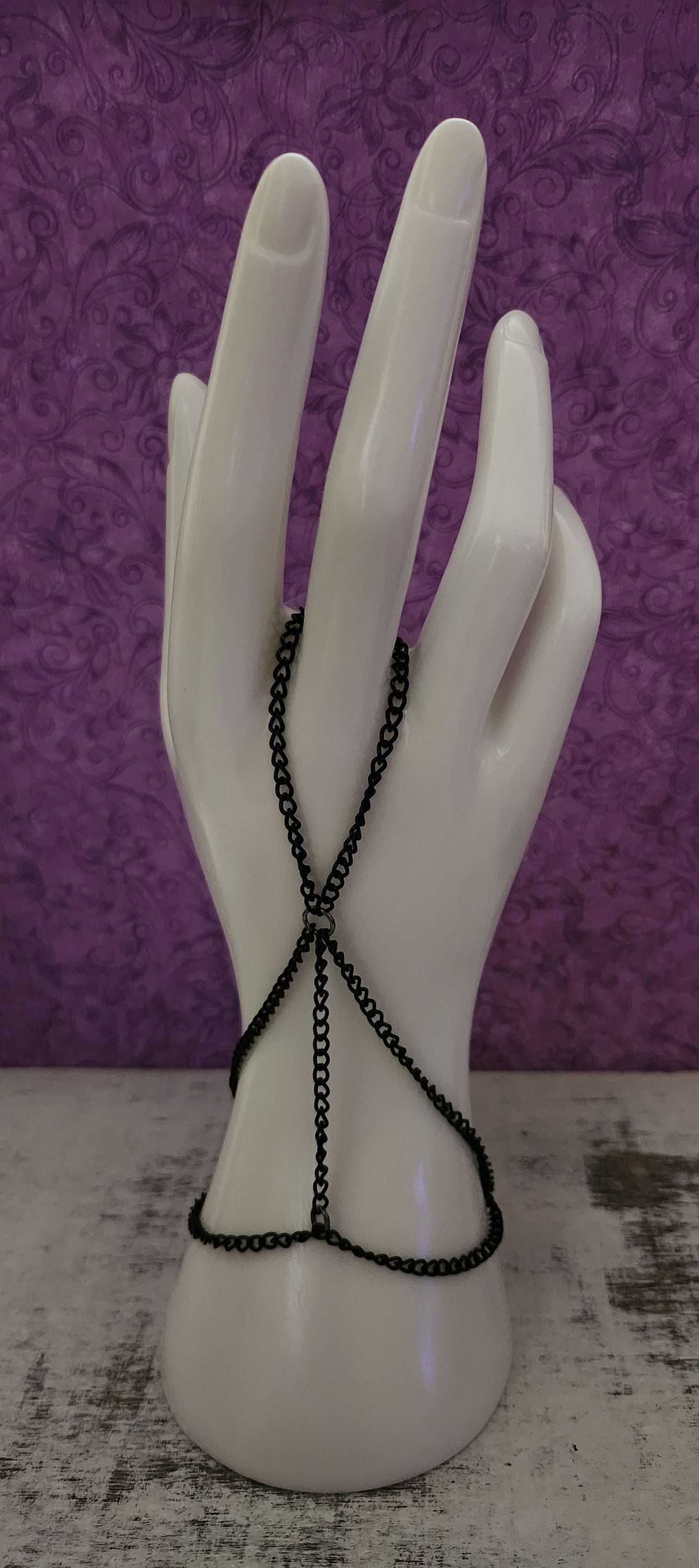 Boho Layered Hand Chain Finger to Wrist Bracelet 7" or 8" Stainless ...